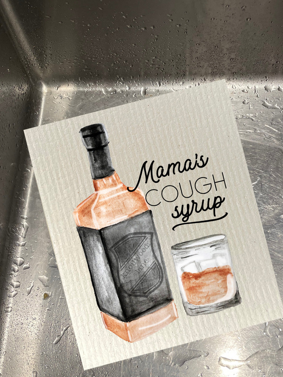 Mama's Cough Syrup Dishcloth Set – KnollwoodLane